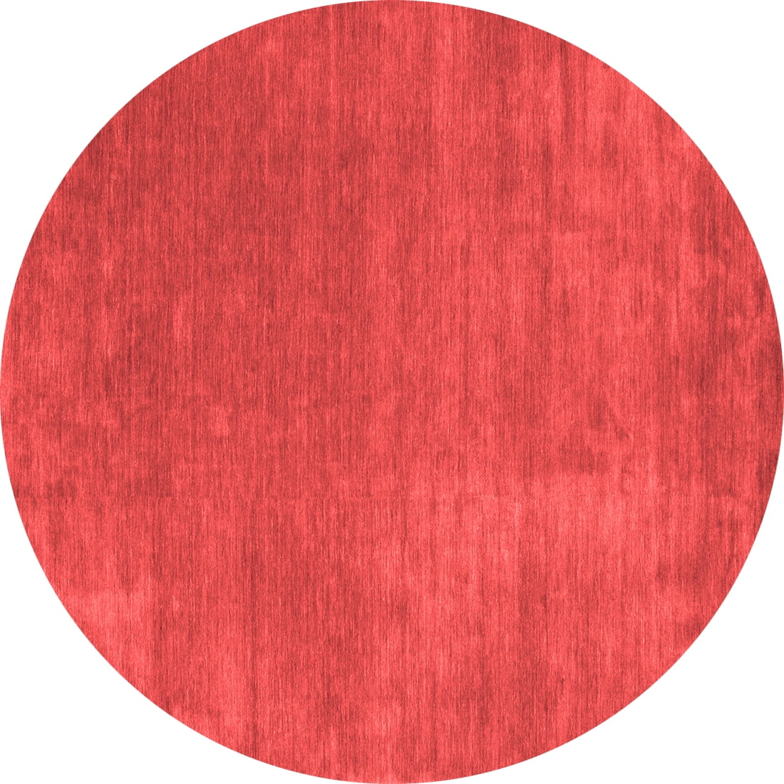 Ahgly Company Indoor Round Abstract Red Contemporary Area Rugs, 6 ...