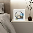 8"X8" Photo Storage Box White Wood Keepsake Ticket Box Memory Box With ...