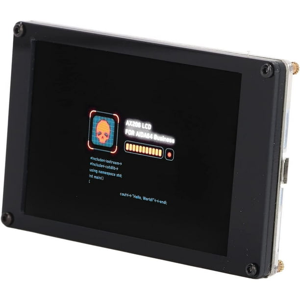 3.5 Inch IPS LCD Screen Display with Bracket, USB Mini Screen IPS ...