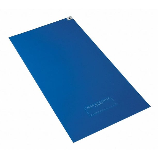 Condor Tacky Mat,Blue,24 x 36 In,PK4 6GPZ9 - Walmart.com