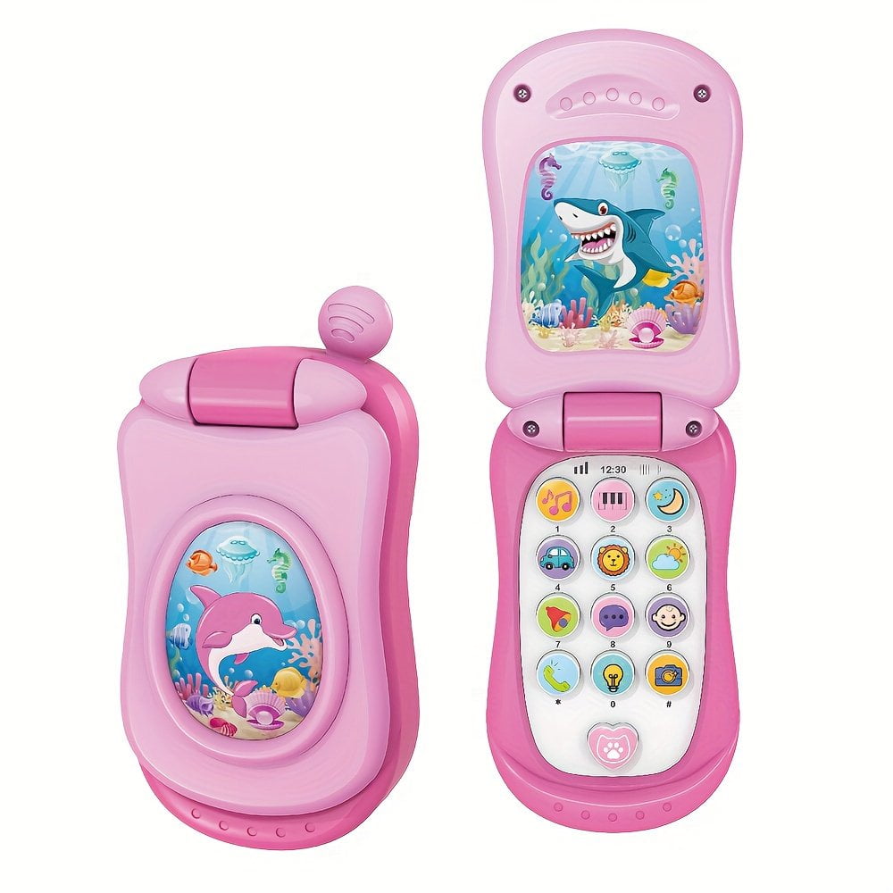 Click here for Lovever Kids Educational Flip Phone Toy Cartoon Mu... prices