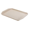 CozeLy Rectangular Plastic Serving Tray Fast Food Tray for Indoor ...