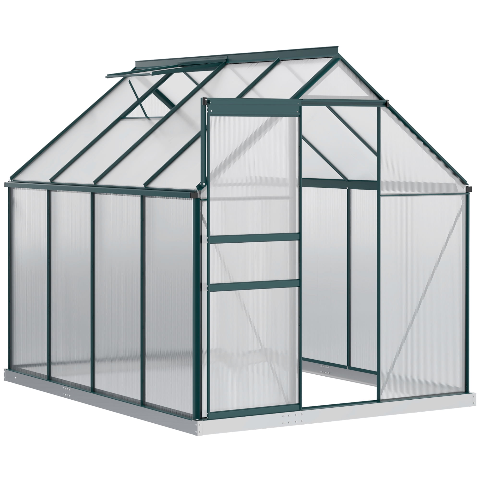 Click here for Outsunny 6 X 8 X 6.5 Polycarbonate Greenhouse Walk... prices