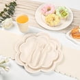 350 Pcs Ivory Paper Plates and Napkins Set, Tableware Set for 50 Guests ...
