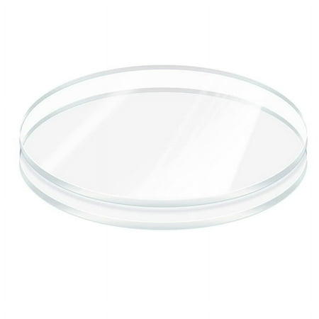 ckepdyeh 2 Pieces 6mm Thick Round Plexiglass Sheet, 6Inch Diameter ...