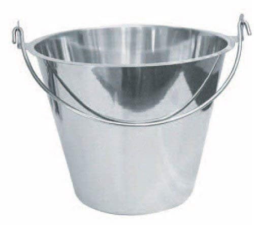 Winco UP-13 Stainless Steel Utility Pail, 13-Quart - Walmart.com