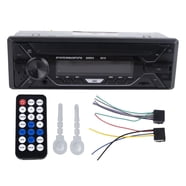 Single Din Mechless AM-FM-USB-Aux-Remote & Bluetooth - Walmart.com