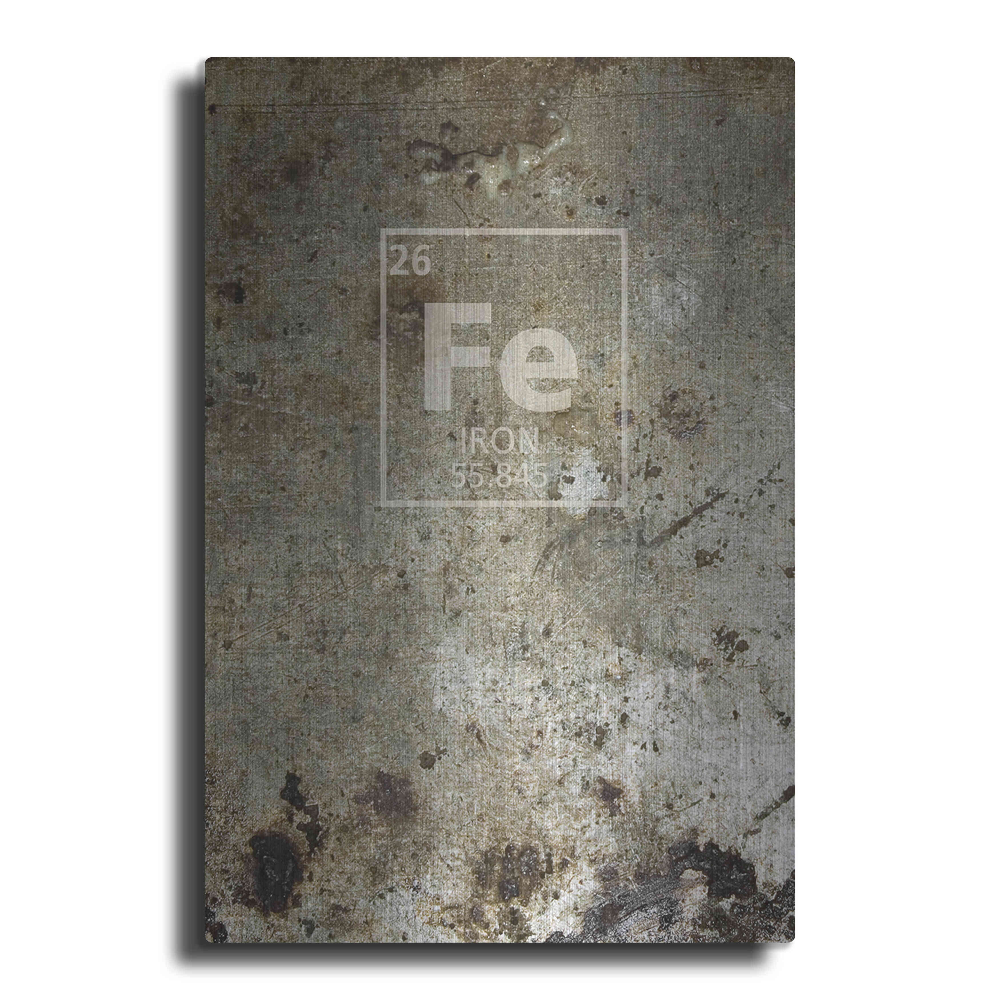 Luxe Metal Art 'Iron' by Incado, Metal Wall Art, 16"x24" - Walmart.com