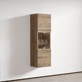 Fly Modular Wall Mounted Floating Bookcase Cabinet (Type-22) Oak ...