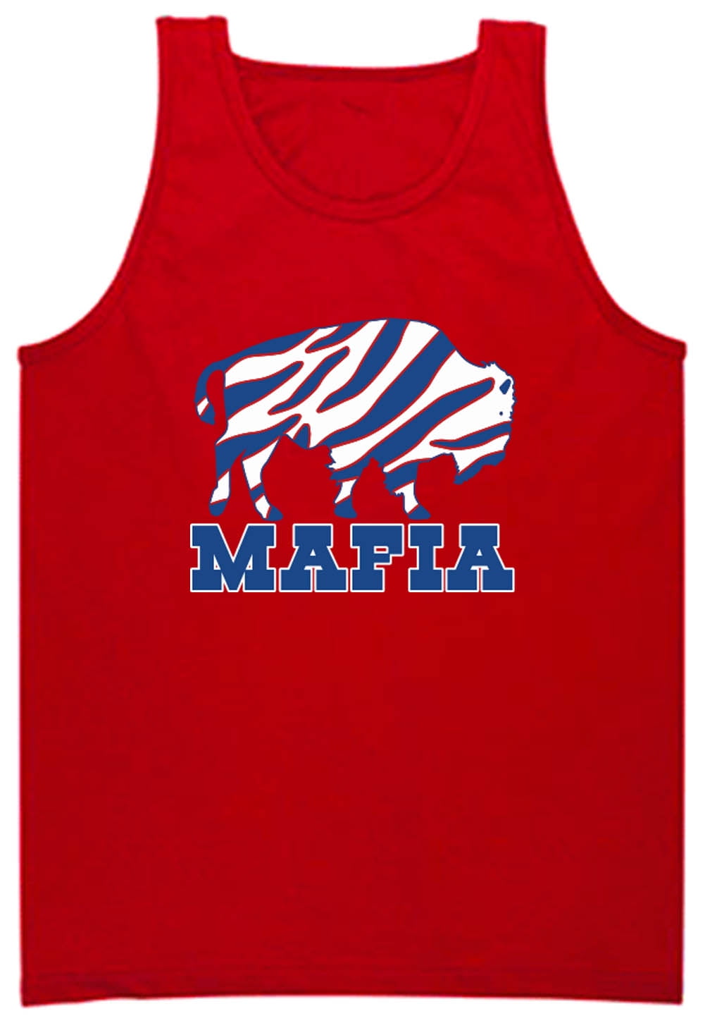 RED Bills Mafia Josh Allen Zubaz Logo Tank Top ADULT - Walmart.com