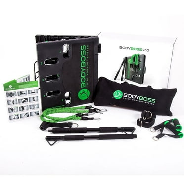 BodyBoss 2.0 - Full Portable Home Gym Workout Package - Walmart.com