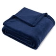 Black Fleece Throw Blanket for Couch, Super Soft Fuzzy Flannel Cozy ...