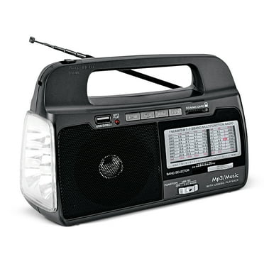 Supersonic SC-1097BT-RED 3 Band Radio With And Flashlight (Red ...