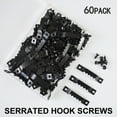 60Pcs Metal Picture Frames Hangers Replacement Serration Picture ...