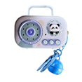 Cute Music Player Keychain Cartoon Music Box Keychain Ideal For Car Key ...
