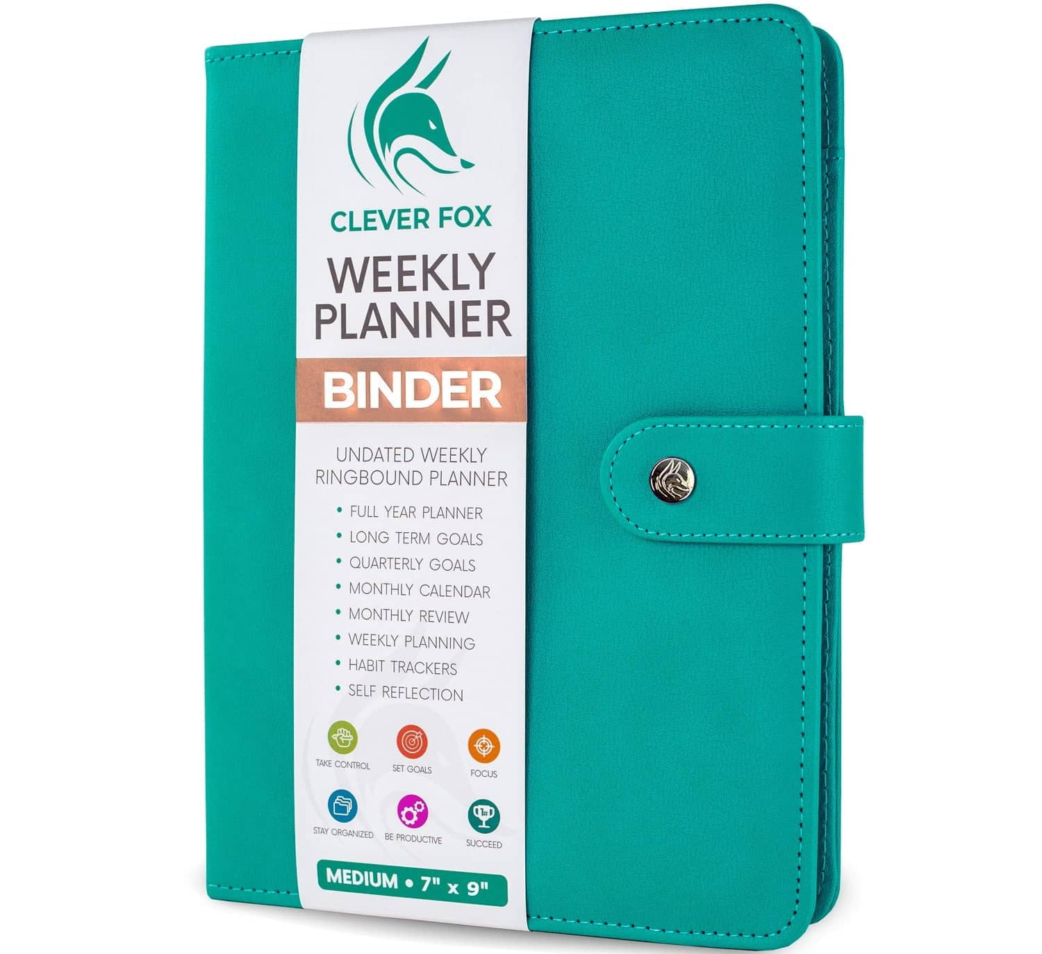 Clever Fox Weekly Planner Binder Planner - Walmart.com