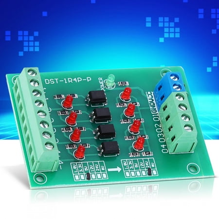 ANGGREK 4 Channel Optocoupler Isolation Module PLC Signal Voltage ...