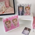 NEXAVKPR 3Inches Mini Calendar Photo Album Standing Picture Album Clear ...