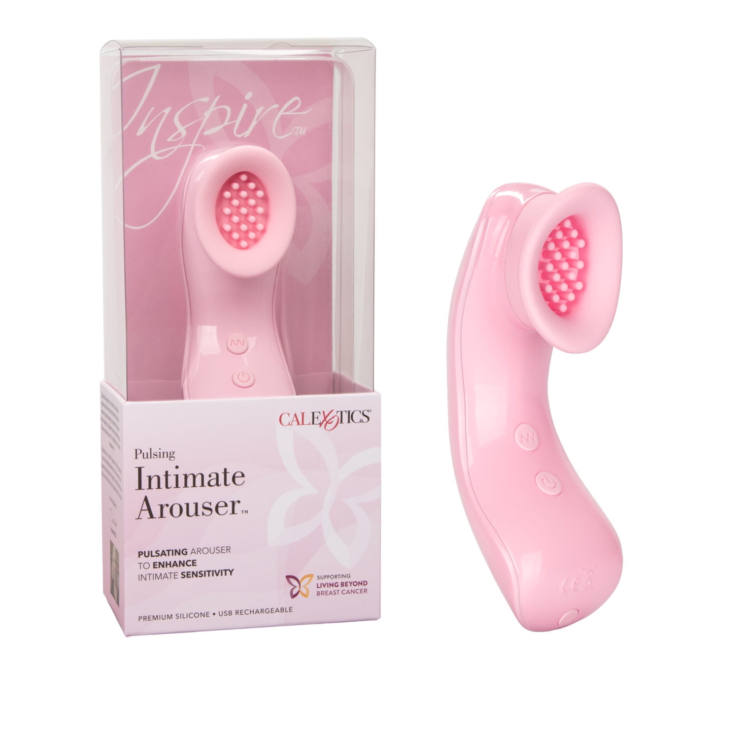 Calexotics Inspire Pulsing Intimate Arouser 10 Function Curved