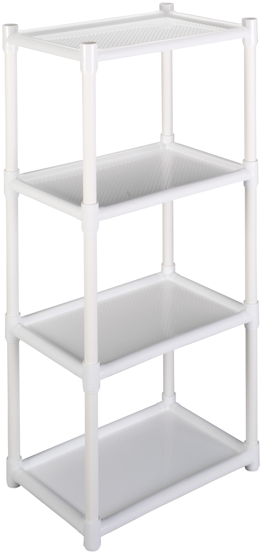 WalterDrake Snap Together Light Weight Shelves - White - Walmart.com