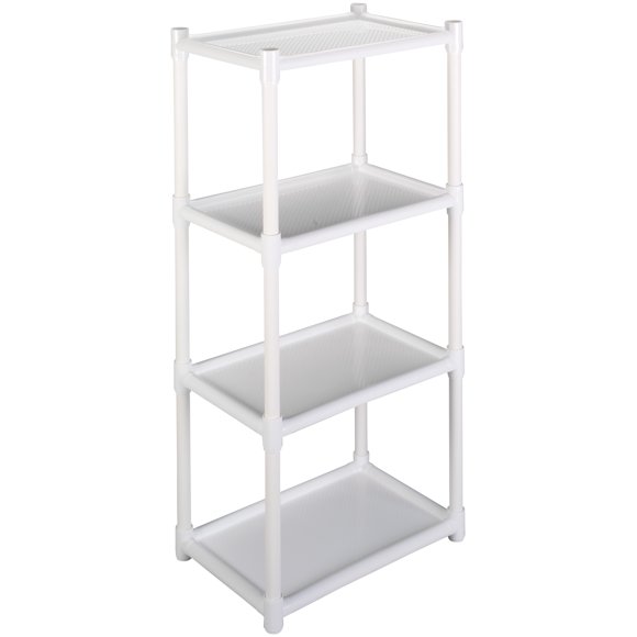 White Plastic Shelves