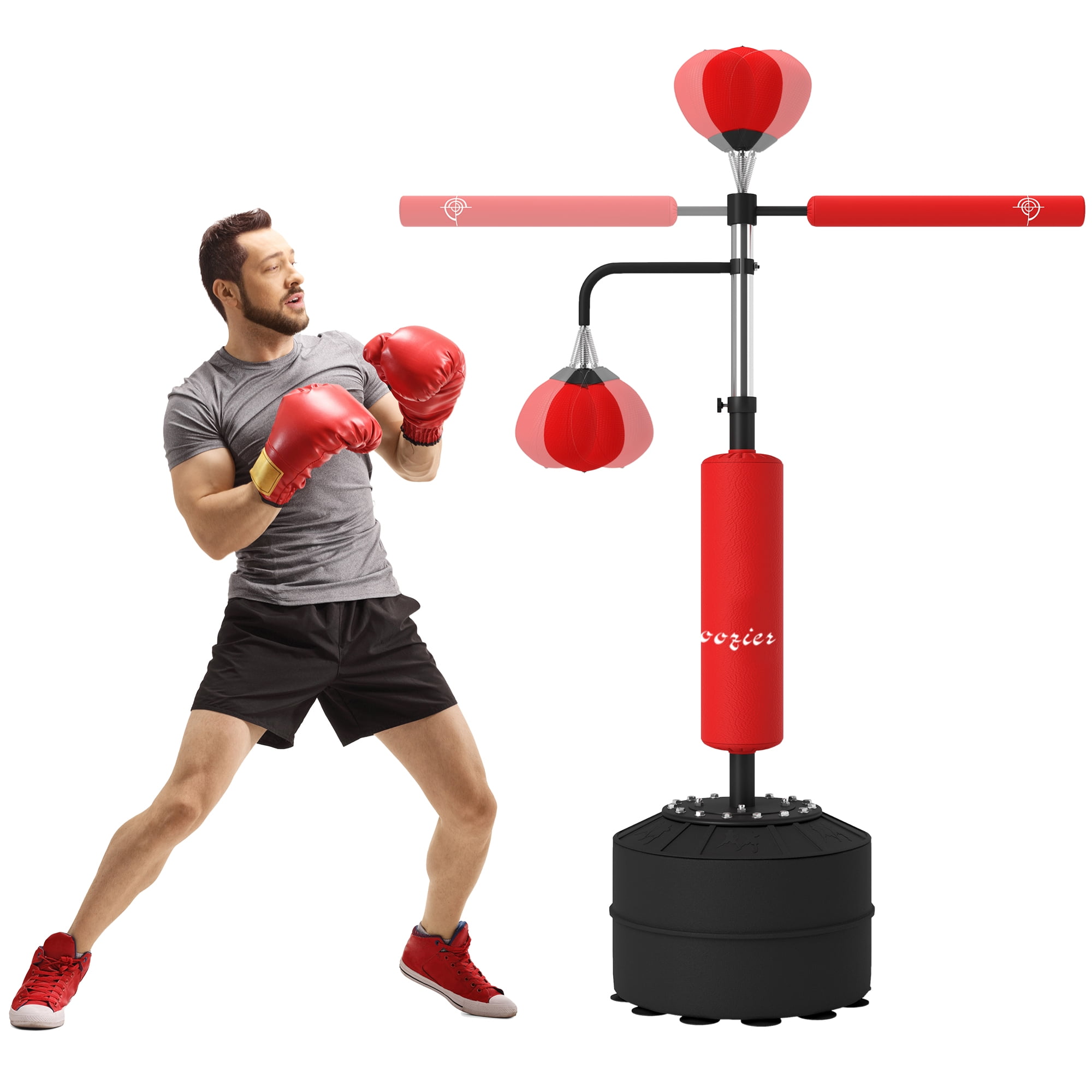 Click here for Soozier Standing Punching Bag With 2 Speed Balls... prices