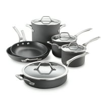 Calphalon Premier Classic Aluminum 11-Piece Hard-Anodized Nonstick ...