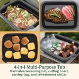 Cuisinart 4-in-1 Expandable Prep & Serve Tub for Marinating and Brining ...