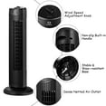 Fantask 35W 28''Oscillating Tower Fan 3 Wind Speed Quiet Bladeless ...