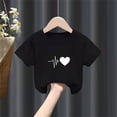 Ashyfjp Girls Basic Tops Trendy Short Sleeve Crew Neck Tee with Clean ...