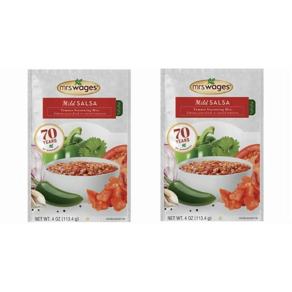 Mrs. Wages Homemade Salsa Mix, Canning Supplies for Home Canned Salsa ...