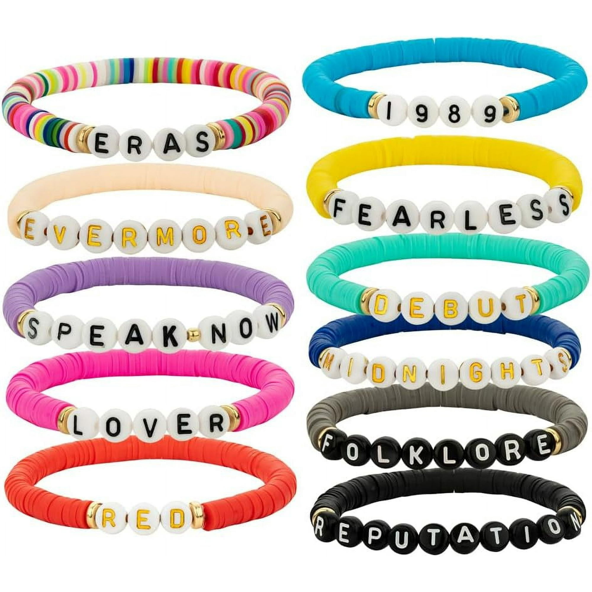 Click here for Laicaiw 11pcs Eras Bracelets Set Lover Fearless An... prices