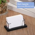 HWHCGZ 1Pc Acrylic Business Card Holder With Black Base Business Cards ...