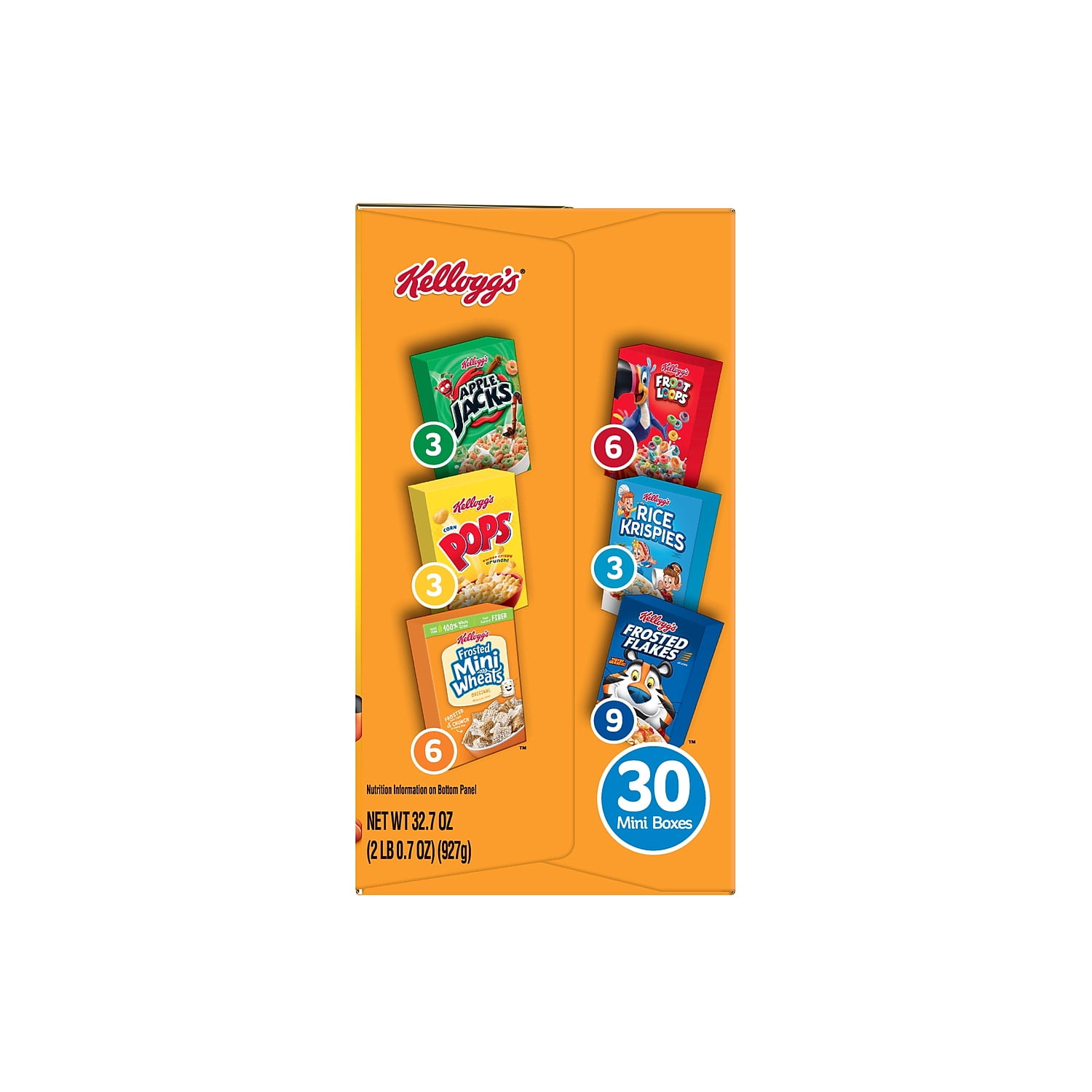 Buy Kellogg's Breakfast Cereal Mini Boxes Assorted 2.39 oz Box 30 ...