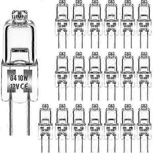 G4 halogen lamps 10W 12V - Warm white - 20 Pack | Bodega Aurrera en línea