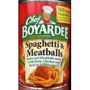 Chef Boyardee Microwavable Mini Ravioli and Spaghetti & Meatballs ...