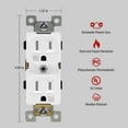 ENERLITES Duplex Receptacle, Tamper-Weather-Resistant, Residential ...