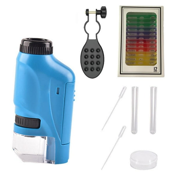 Mini Pocket Microscope Handheld Microscope Kit 60-120x Lab Handheld ...