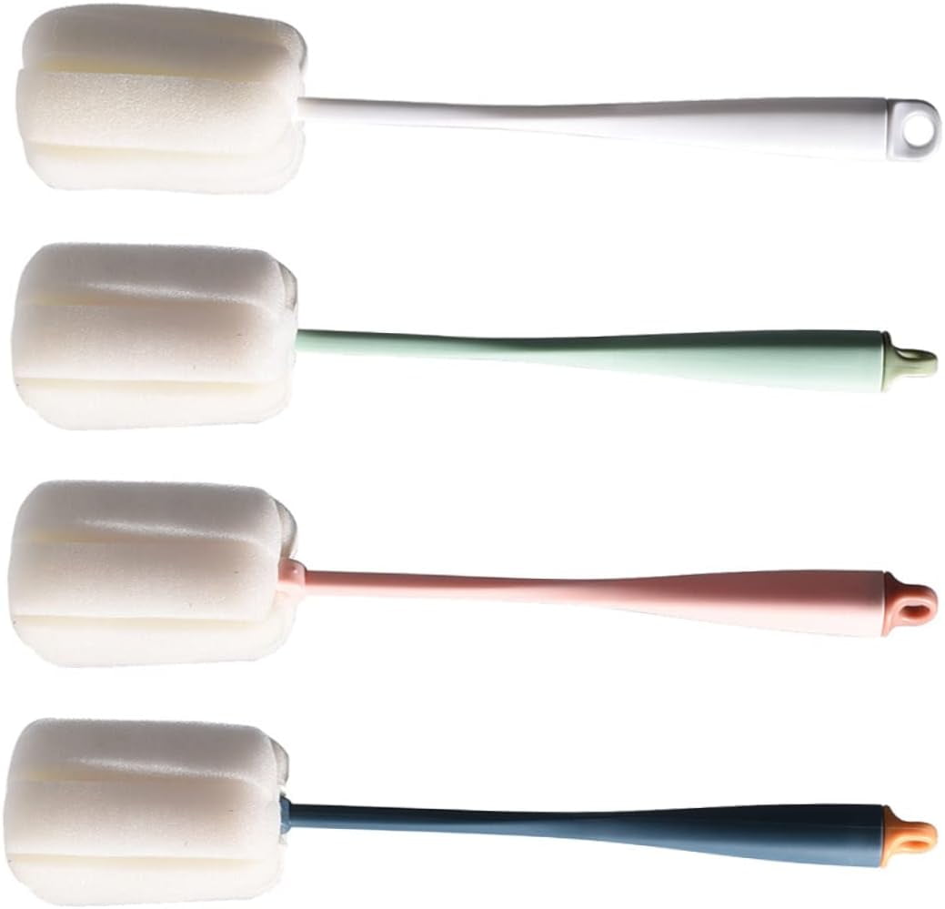 4pcs Cup Cleaning Brush Scrubber Sponges Bottle Cleaners Eye Glass ...