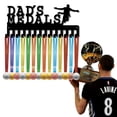 1 Set Medal Holder Frame 14 Hooks Medals Display Hanger Rack with ...