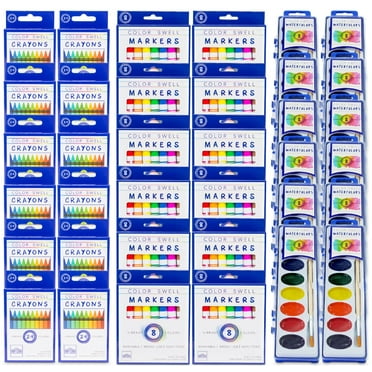 Crayola 40CT Classic Broad Line Washable Markers, Bulk Case of 6 Boxes ...