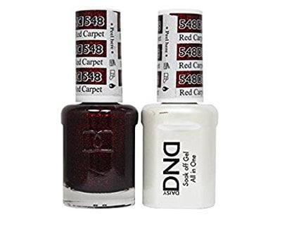 DND Nail Polish Gel & Matching Lacquer Set (548 - RED CARPET) - Walmart.com