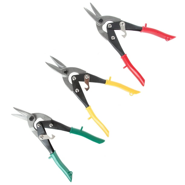 Hyper Tough 3 Piece Aviation Snip / Nippers Set with Cushion Grips ...