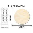 Unfinished Wood Circle Round | Circle Blank | DIY Craft Cutout | Up to ...