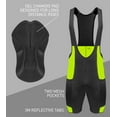 Aero Tech Designs | Men's Gel Touring Padded Cycling Bib-Shorts ...