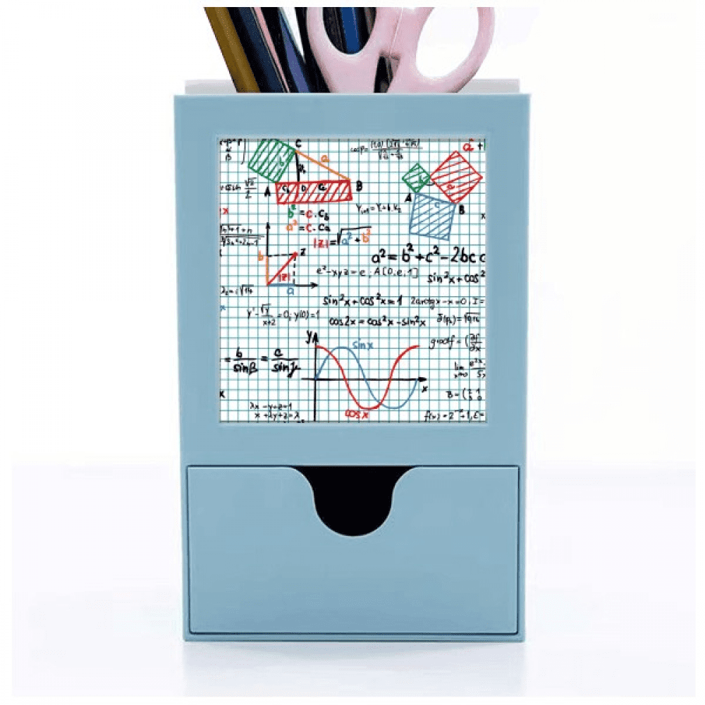 Trigonometric Function Mathematical Formulas Desk Supplies Organizer ...