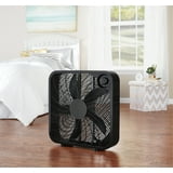 Mainstays 20 Inch 3-Speed Portable Box Fan, FB50-16HB, New, Black ...