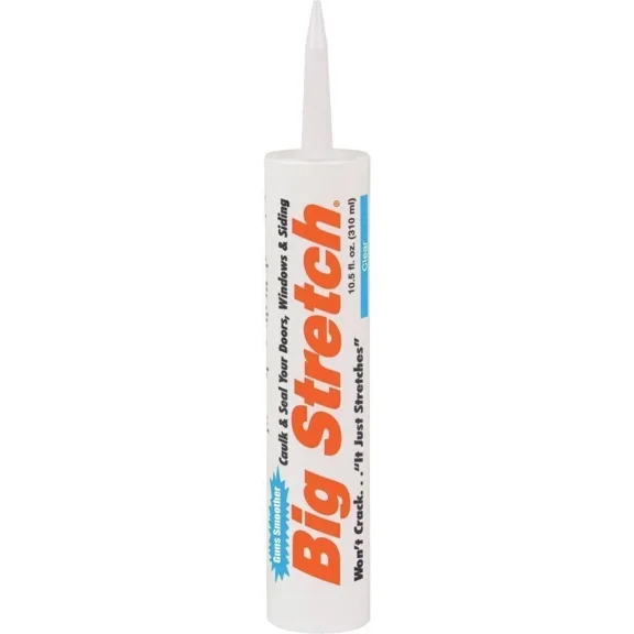 Sashco Lexel 12 Pack, 10.5 oz Clear Paintable Acrylic Caulk, Elastic ...