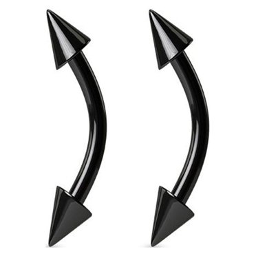 Painful Pleasures Christina Piercing 14g Titanium L Bar Barbell - 16mm ~ 5/8" - Walmart.com