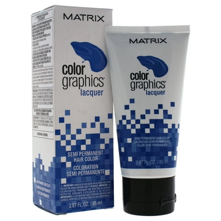 Color Graphics Lacquer Semi Permanent Hair Color - Blue by Matrix for ...